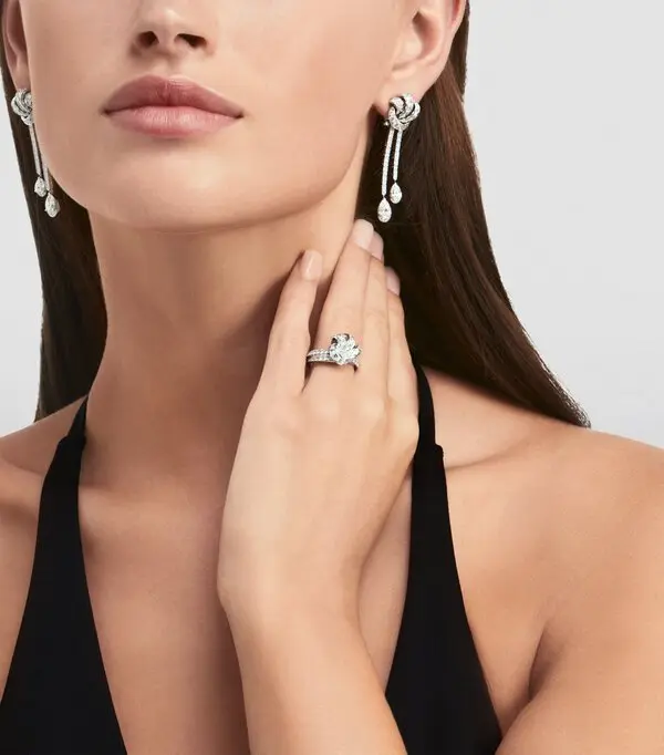 Graff Gold And Diamond Tilda’s Bow Dangle Earrings