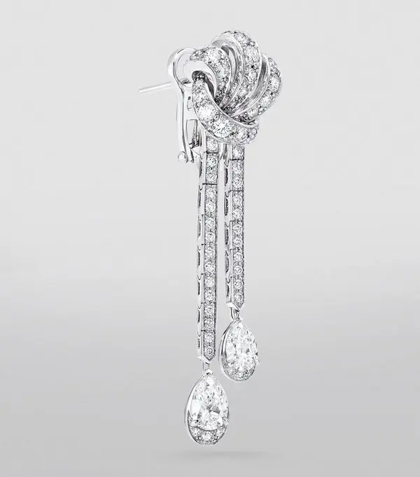 Graff Gold And Diamond Tilda’s Bow Dangle Earrings
