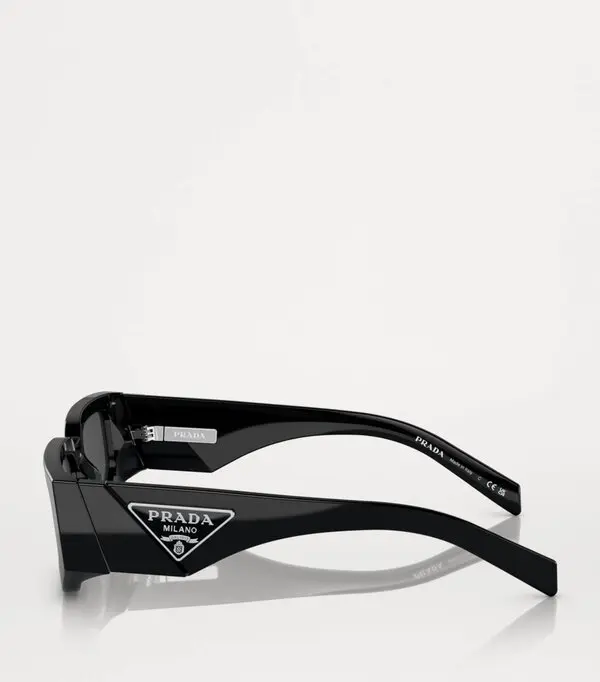 Prada Geometric Sunglasses - Black