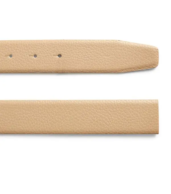 Giorgio Armani Leather Reversible Belt Strap - Pink