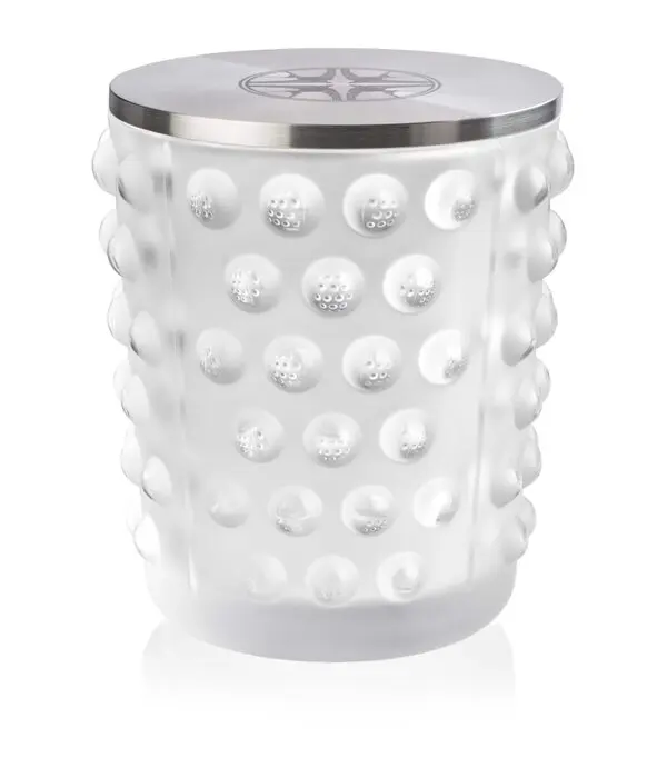 Lalique Mossi Candle Vase - Clear