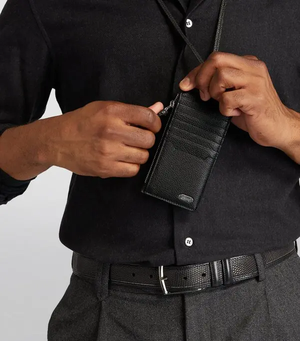 Brioni Leather Card Holder