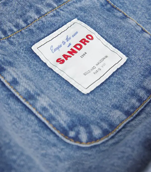Sandro High-waist Wide-leg Jeans