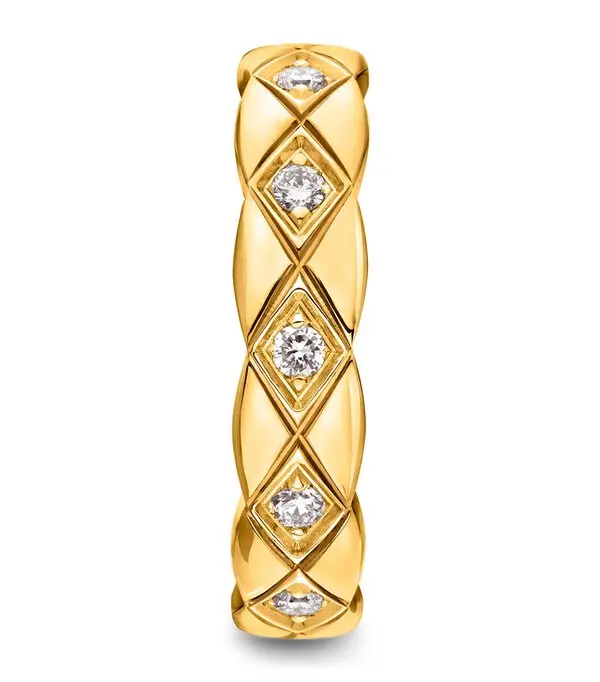 Chanel Coco Crush Single Earring - Yellow