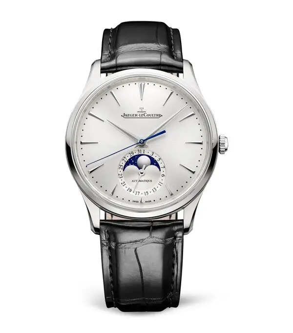 JAEGER-LECOULTRE Master Ultra Thin Moon Stainless Steel Watch - Silver