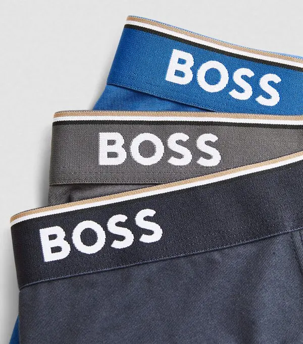 BOSS Stretch-cotton Power Trunks - Blue