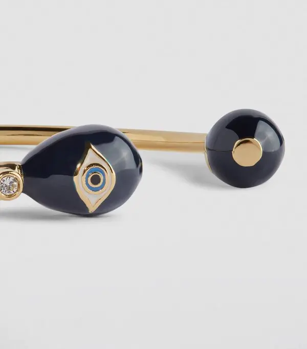 Halcyon Days Evil Eye Torque Bangle