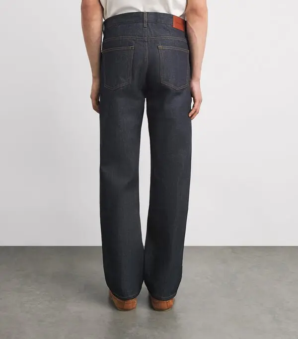 Sandro Straight Leg Dark Wash Jeans
