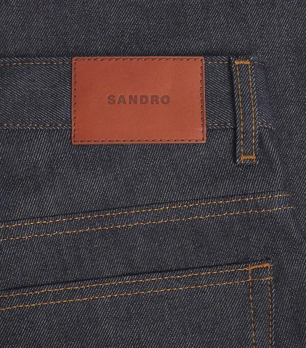 Sandro Straight Leg Dark Wash Jeans