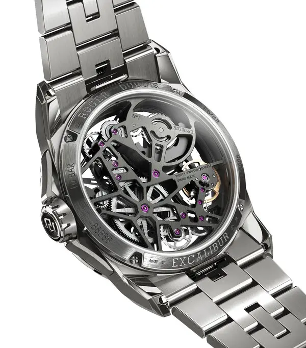 ROGER DUBUIS Titanium Excalibur Monobalancier Watch - Grey