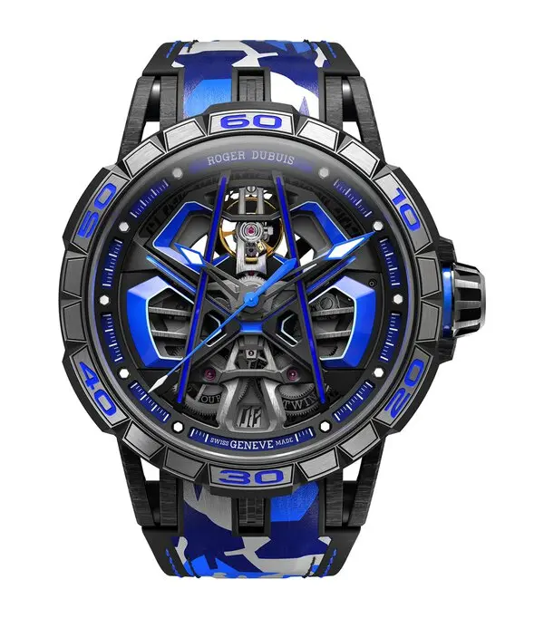 ROGER DUBUIS Excalibur Spider Huracan Sterrato Mb Watch - Blue