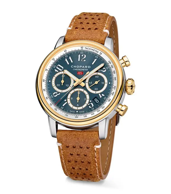 Chopard Yellow And Lucent Steel Chronograph Watch