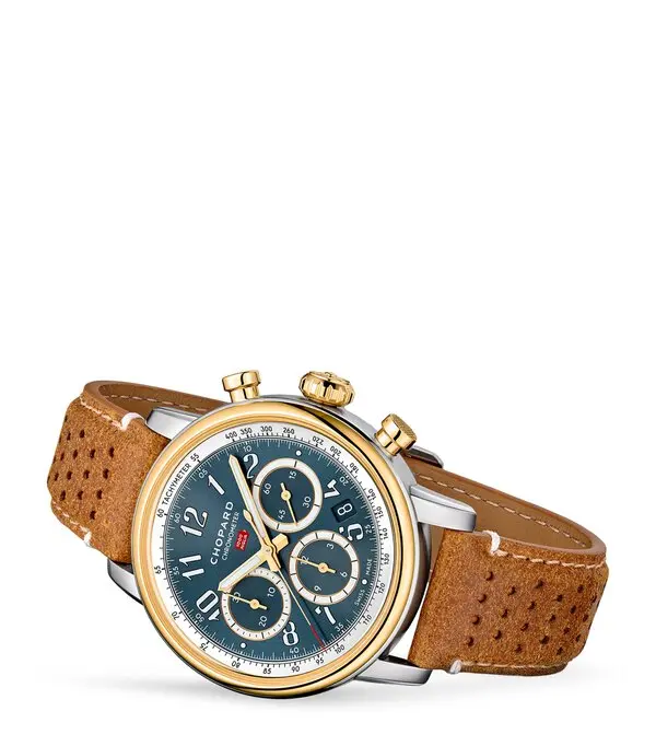 Chopard Yellow And Lucent Steel Chronograph Watch