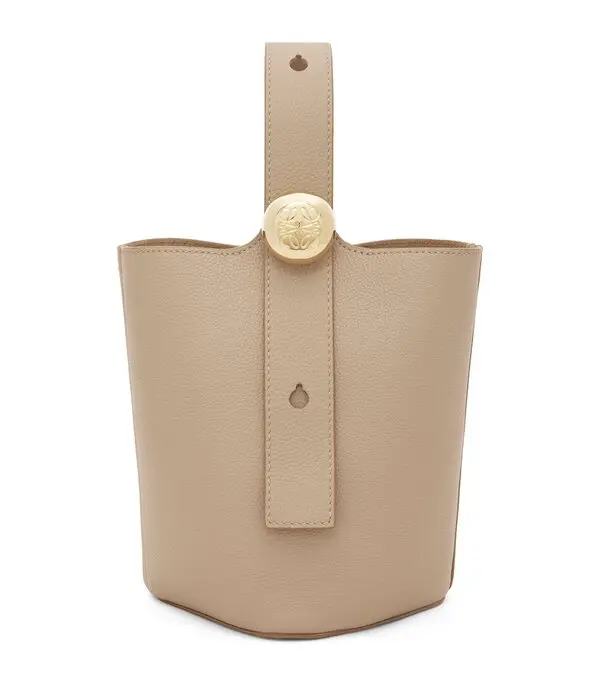 Loewe Leather Pebble Bucket Bag