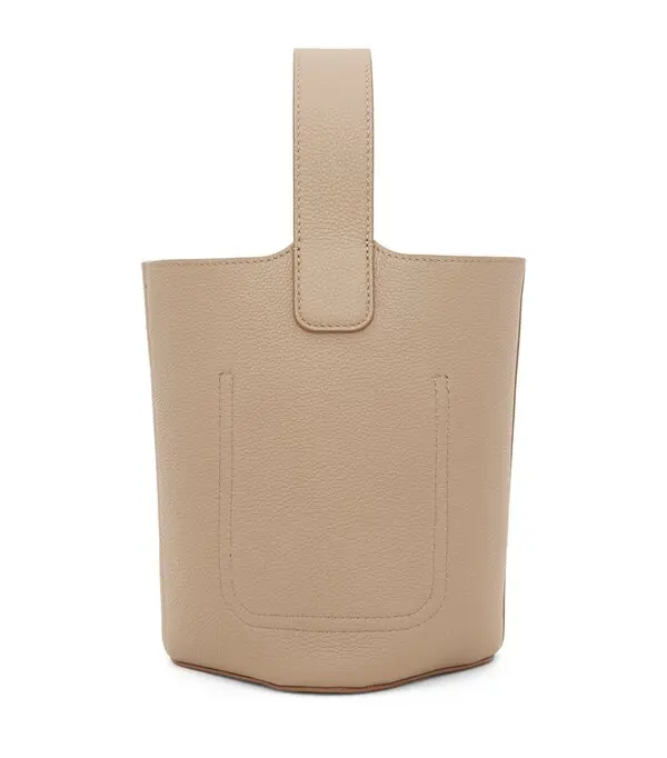 Loewe Leather Pebble Bucket Bag