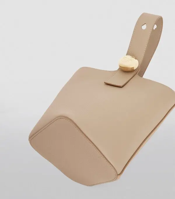 Loewe Leather Pebble Bucket Bag