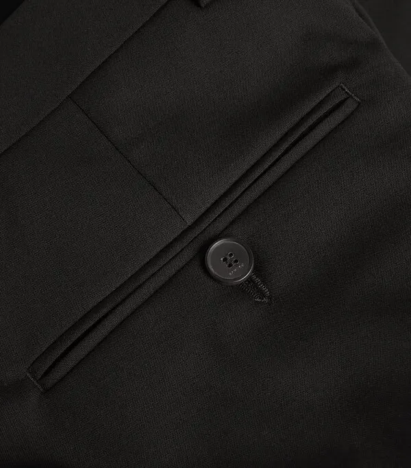 Sandro Virgin Wool Tailored Trousers
