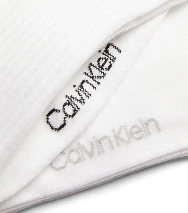 Calvin Klein Crew Stripe Socks - White