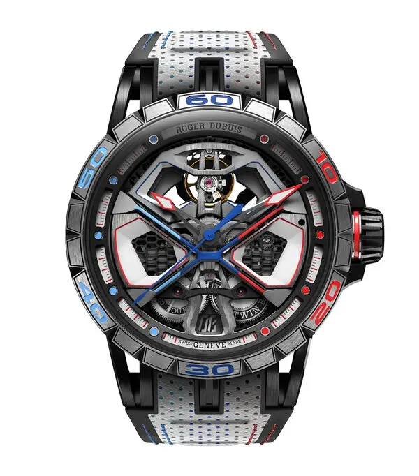 ROGER DUBUIS Titanium Excalibur Spider Monobalancier Watch - Silver