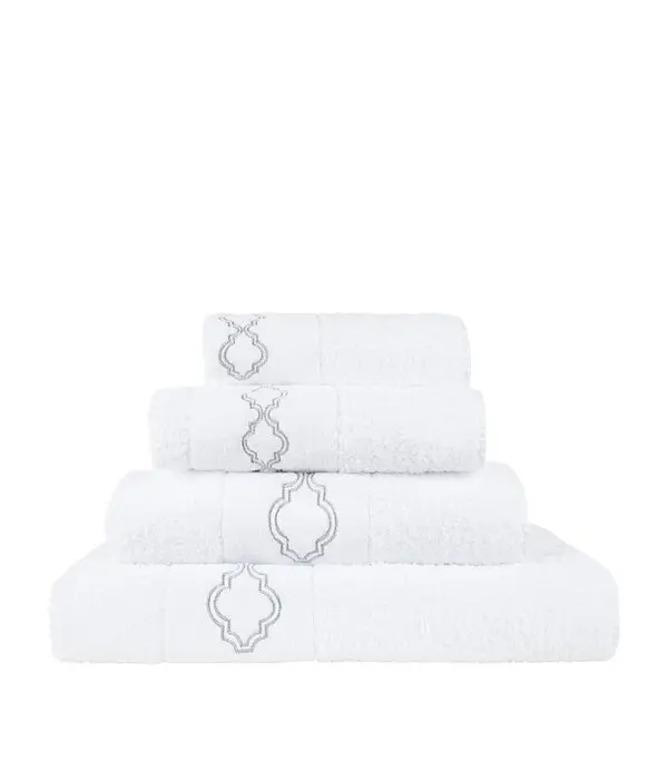 ABYSS & HABIDECOR Chanti Bath Sheet - Silver