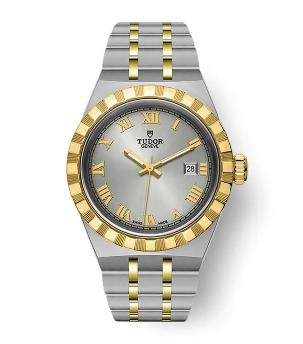 TUDOR Royal Stainless Steel And Yellow Watch - Grey