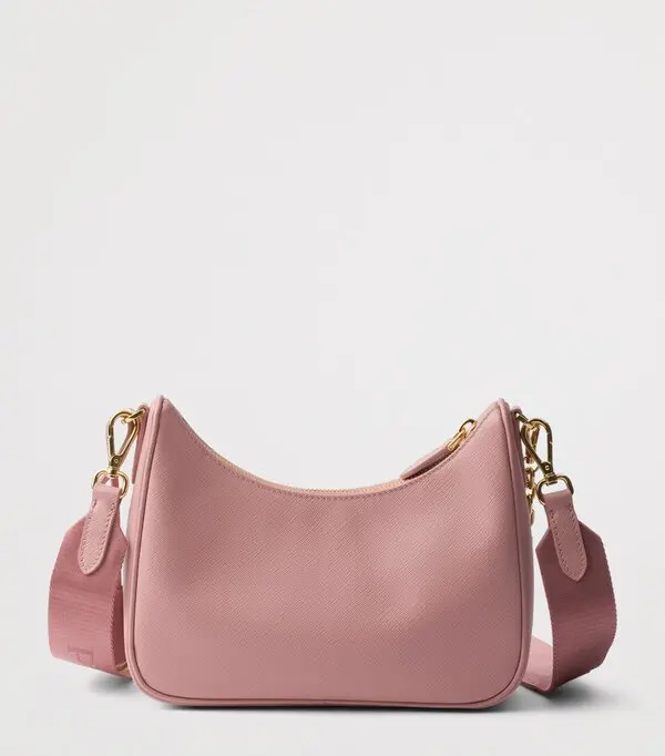 Prada Saffiano Leather Re-edition 2005 Shoulder Bag - Pink