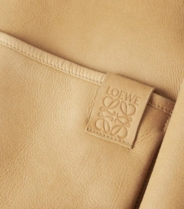 Loewe Shearling-trim Leather Jacket