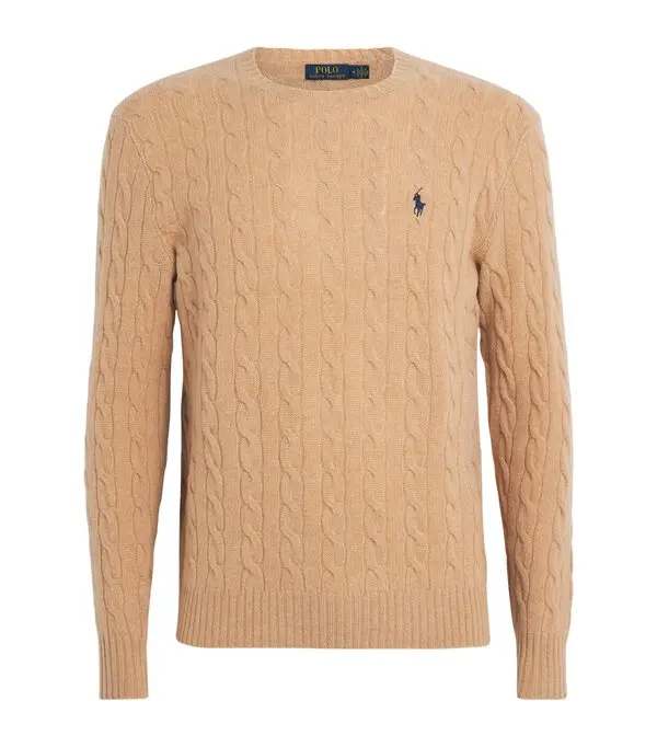 Polo Ralph Lauren Wool-cashmere Cable-knit Sweater