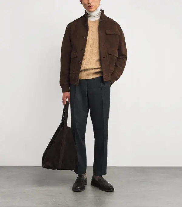 Polo Ralph Lauren Wool-cashmere Cable-knit Sweater