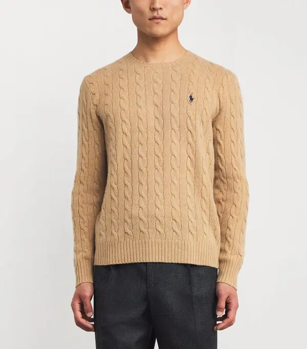 Polo Ralph Lauren Wool-cashmere Cable-knit Sweater