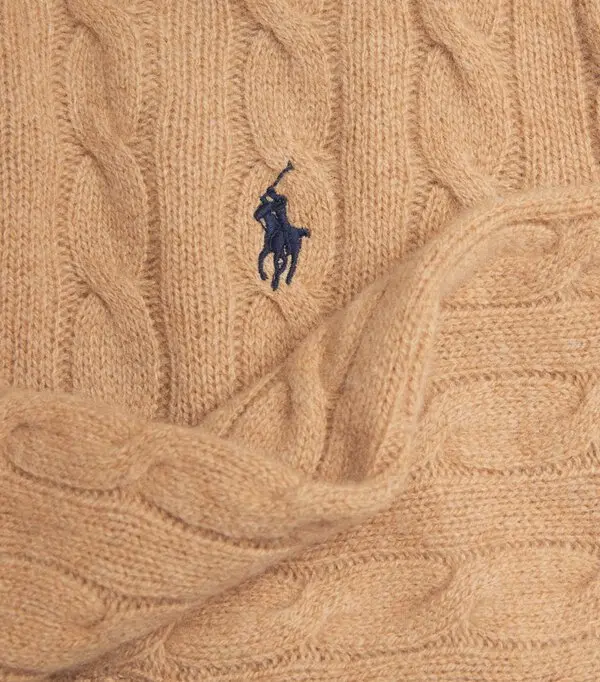 Polo Ralph Lauren Wool-cashmere Cable-knit Sweater