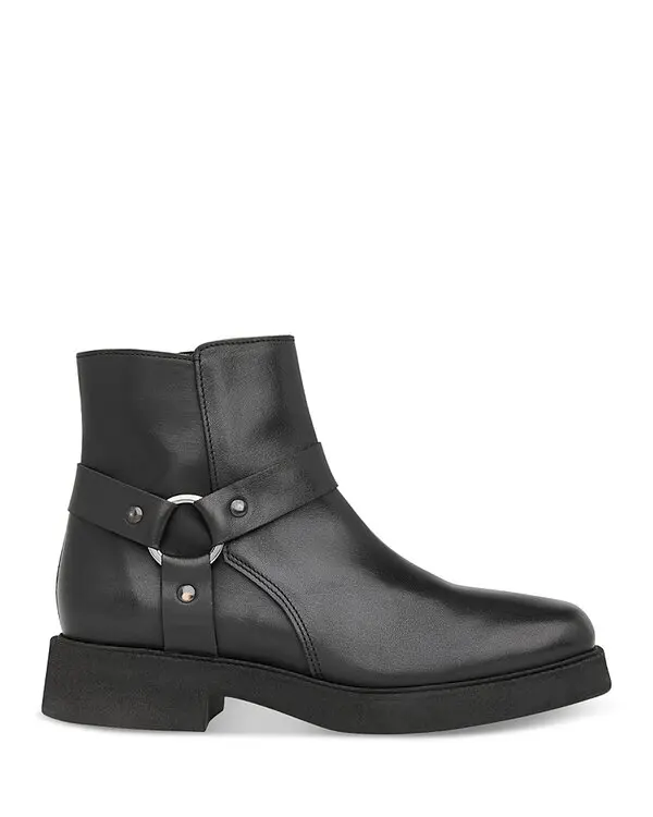 Whistles Matteo Ankle Biker Boots - Black