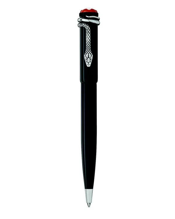 Montblanc Rouge Et Noir Ballpoint Pen