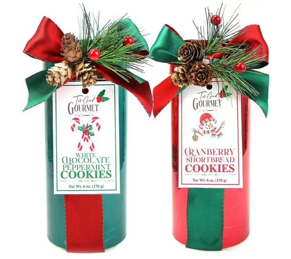 TOO GOOD GOURMET Set Of Holiday Deco Cookietubes - One-color