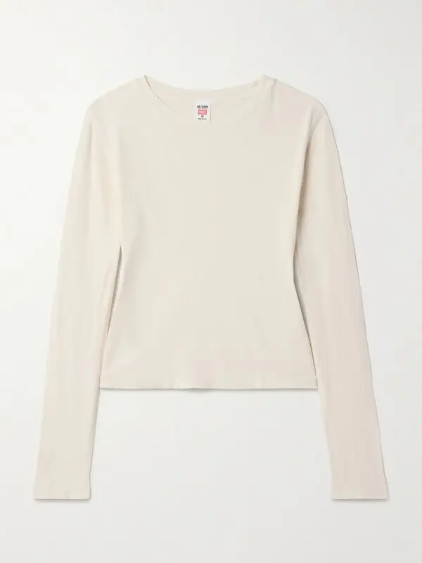 RE/DONE Hanes 90s Baby T-shirt - White