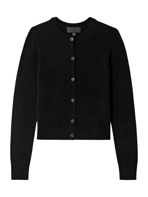 NILI LOTAN March Cashmere Cardigan - Black