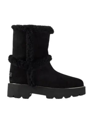 AQUAZZURA - Aquazzura Teddi Shearling-Trimmed Boots