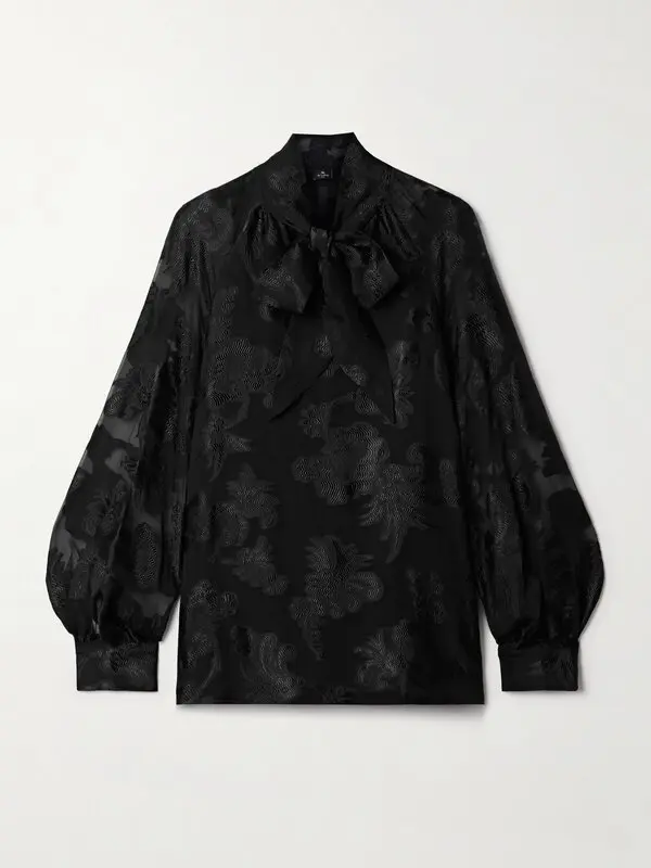Etro Tie-detailed Blouse - Black