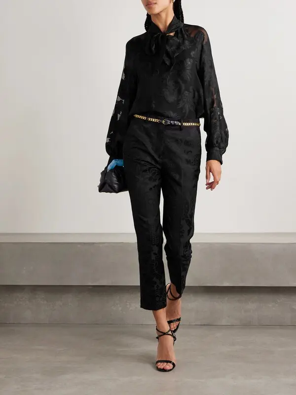Etro Tie-detailed Blouse - Black