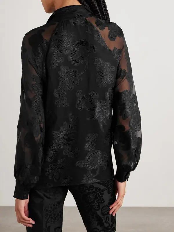 Etro Tie-detailed Blouse - Black