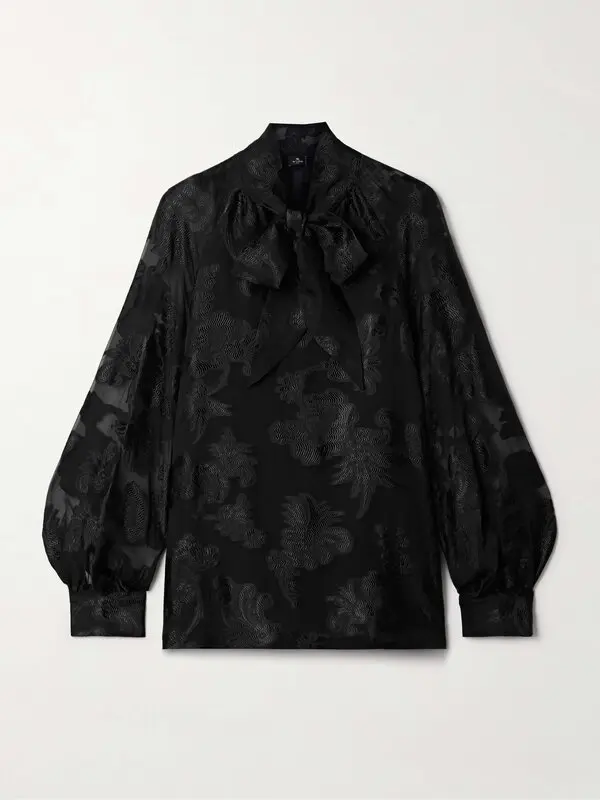 Etro Tie-detailed Blouse - Black