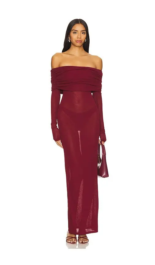 Superdown Chantal Sheer Gown