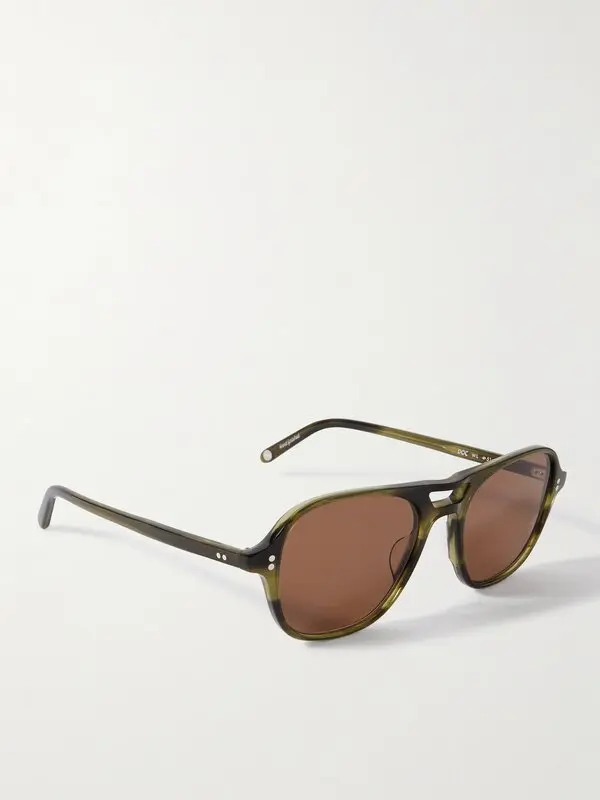Garrett Leight Doc Aviator Sunglasses
