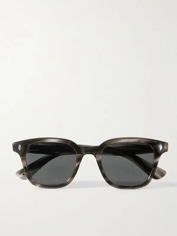 Garrett Leight Broadway D-frame Sunglasses - Black