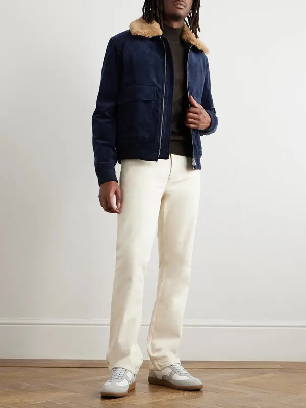 Mr P. Merino Wool Mock-neck Sweater