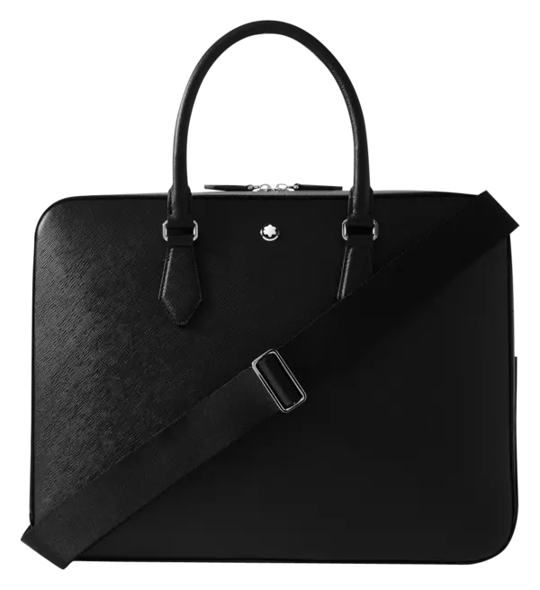MONTBLANC - Montblanc Textured-Leather Briefcase