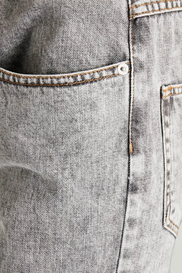 MARANT ETOILE Laliskasr Acid Wash High-rise Straight-leg Jeans - Gray