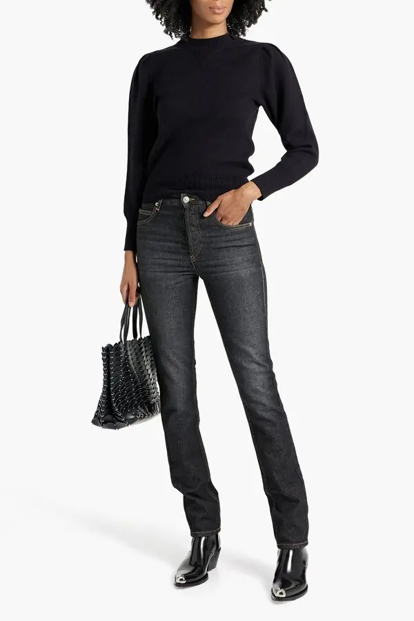 MARANT ETOILE Biliana High-rise Slim-leg Jeans