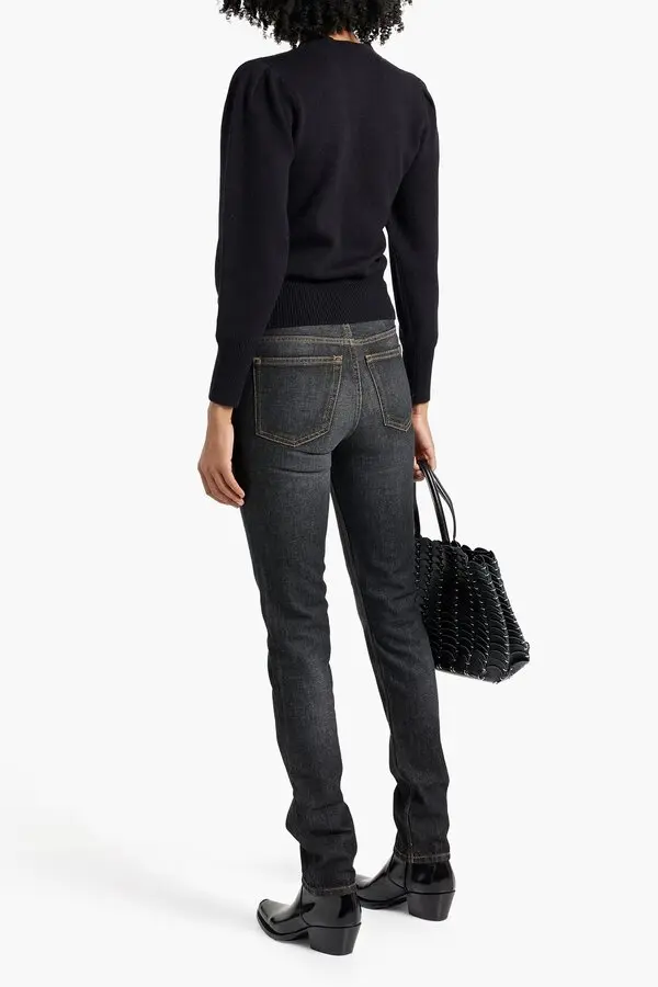 MARANT ETOILE Biliana High-rise Slim-leg Jeans