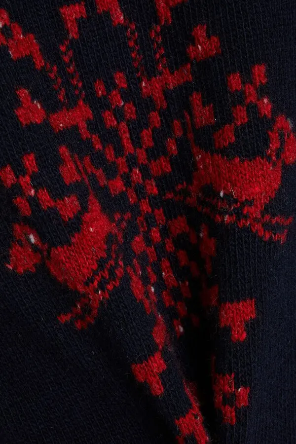 Thom Browne Intarsia Wool And Mohair-blend Sweater